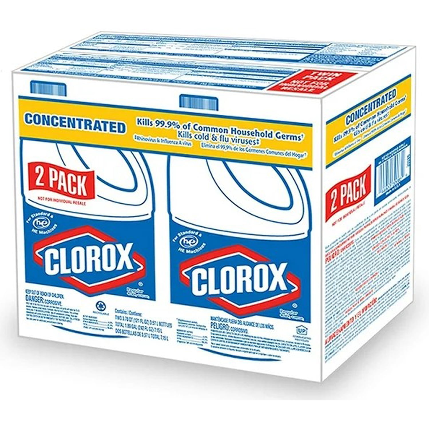 Clorox Regular Bleach 1.27L - 2 Pack - Walmart.com