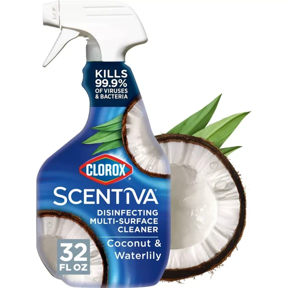 Clorox Scentiva Coconut & Waterlily Multi Surface Cleaner Spray Bottle ...