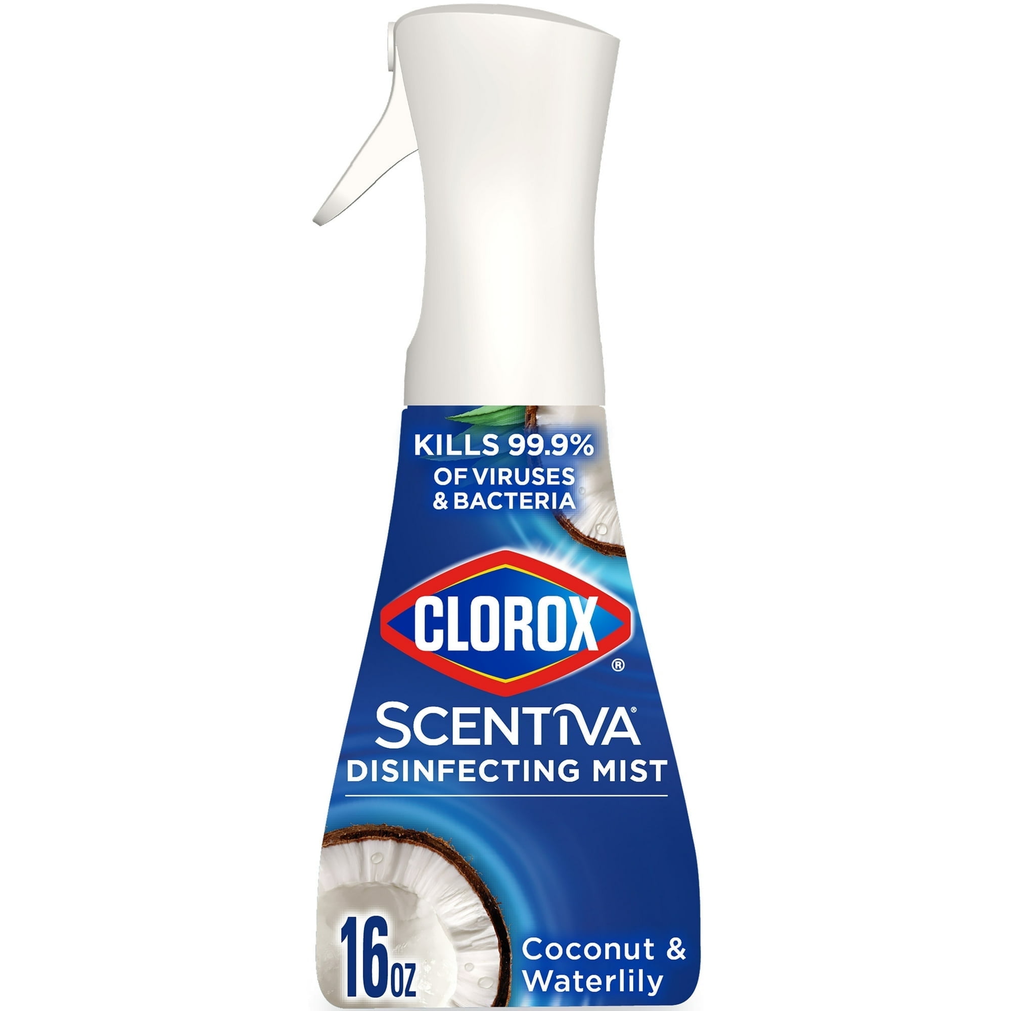 Clorox Scentiva Disinfecting Mist, Coconut and Waterlily, 16 Fluid ...