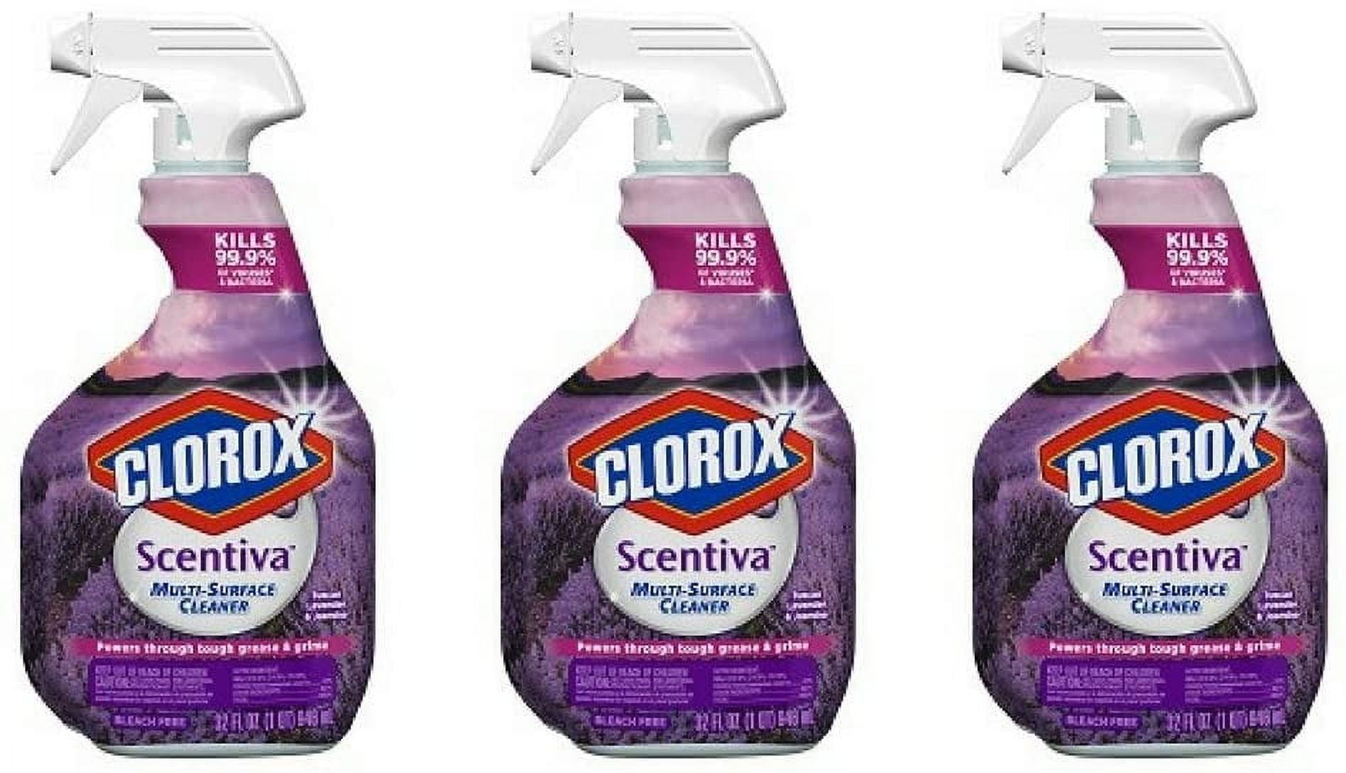 Clorox Scentiva Multi Surface Cleaner, Spray Bottle, Tuscan Lavender ...