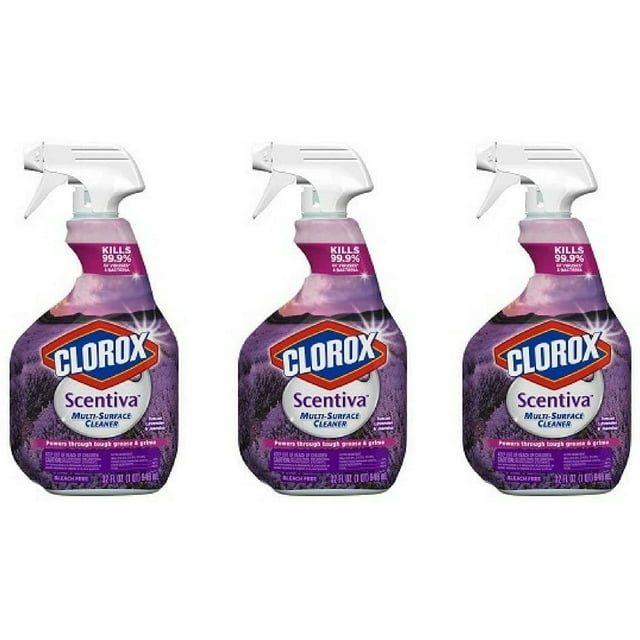 Clorox Scentiva Multi Surface Cleaner, Spray Bottle, Tuscan Lavender ...