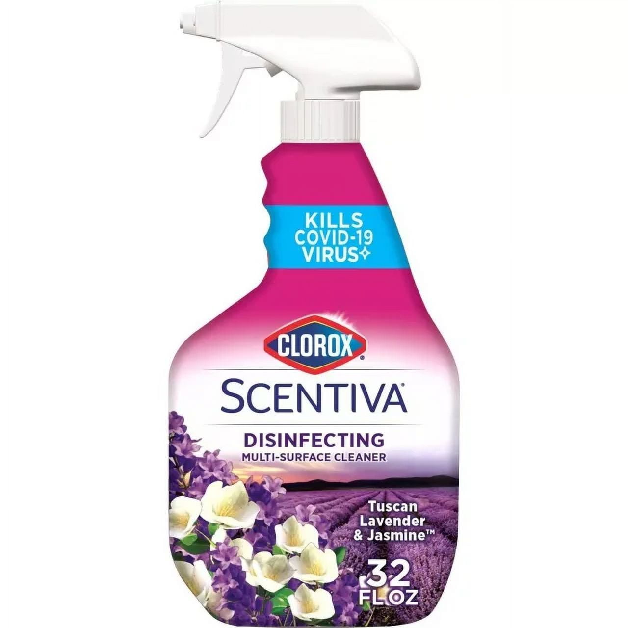 Clorox Scentiva Multi Surface Cleaner Spray, Lavender & Jasmine, 32 fl ...