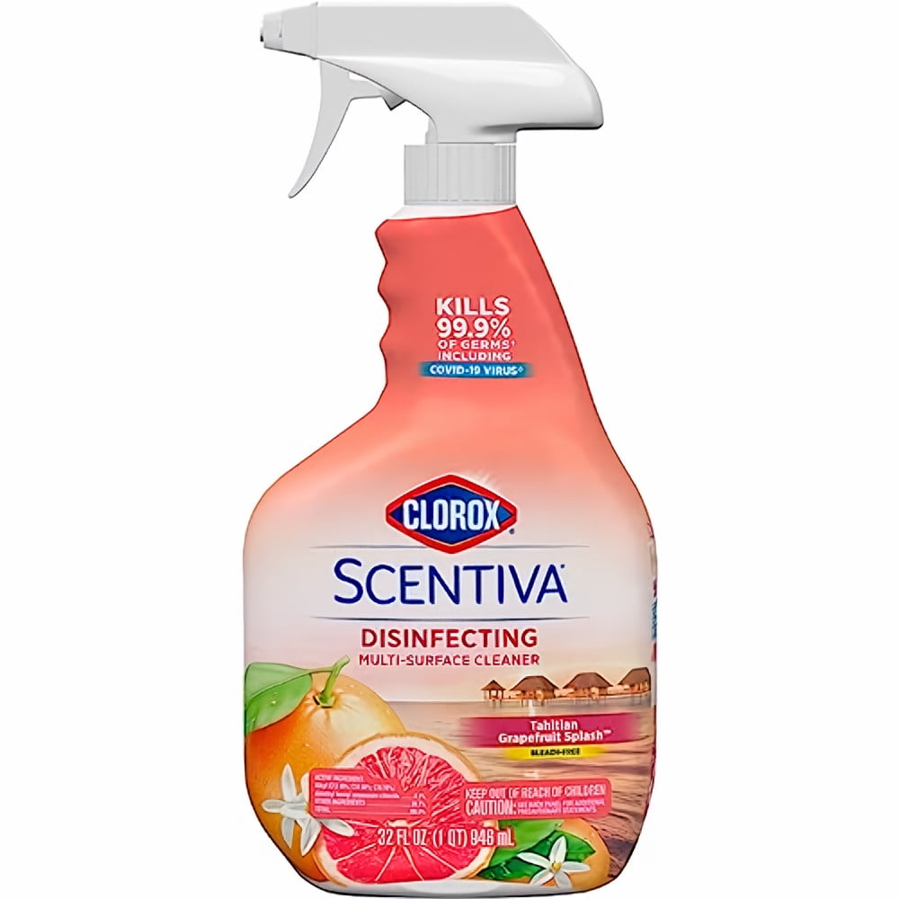 Clorox Scentiva Spray Tahitian Grapefruit Splash 32 fl oz (Pack of 5 ...