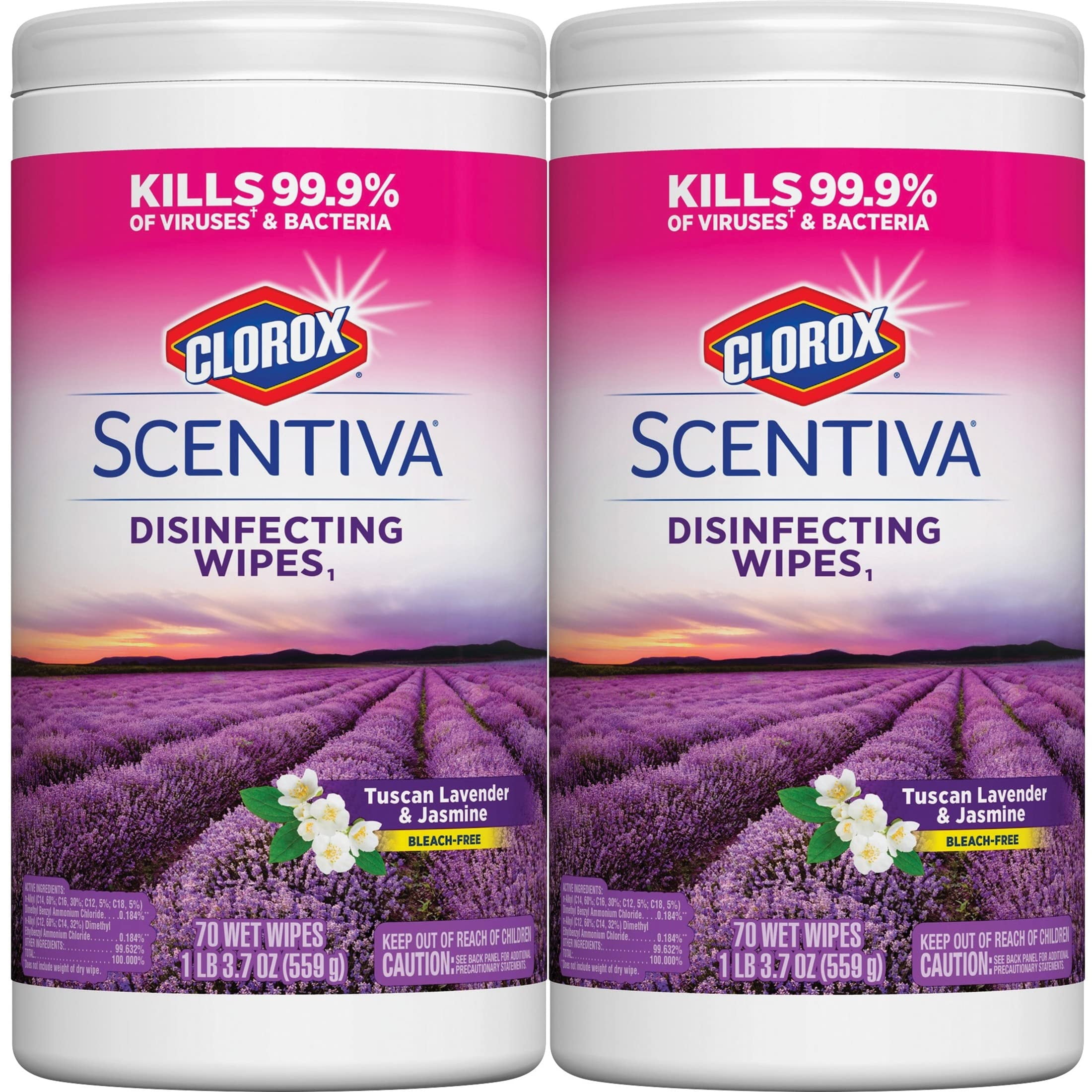 Clorox Scentiva Tuscan Lavender Disinfecting Wipes - Walmart.com