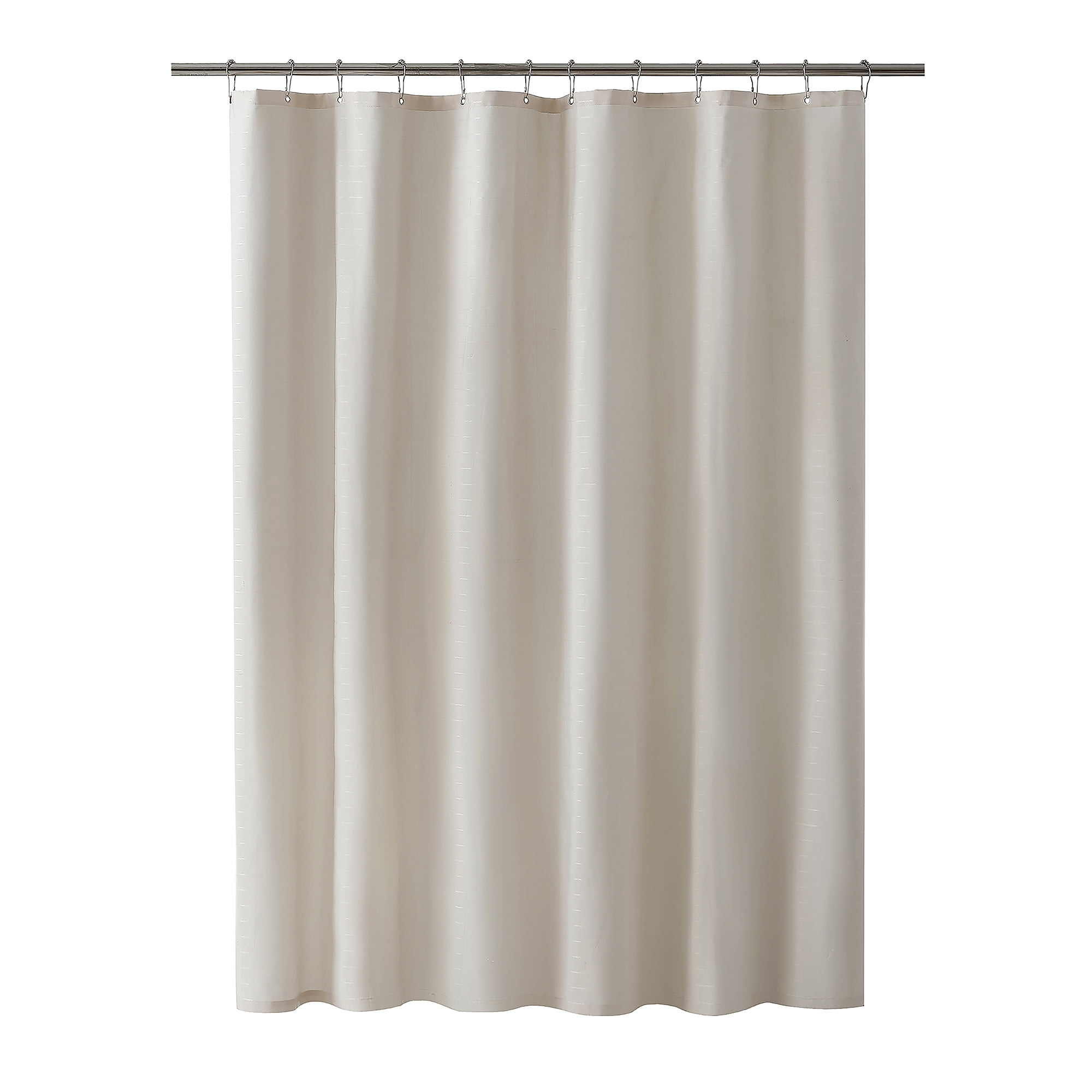 Clorox Solid Waterproof Fabric Shower Curtain, Standard Size, Tan, 72 ...