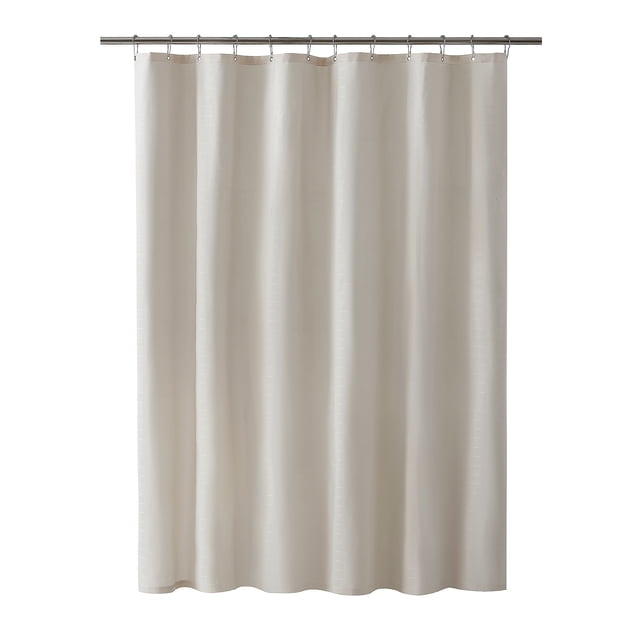 Clorox Solid Waterproof Fabric Shower Curtain, Standard Size, Tan, 72 ...