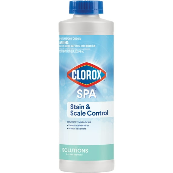Clorox Pool&Spa Spa Stain and Scale Control Liquid 32oz for Preventing ...
