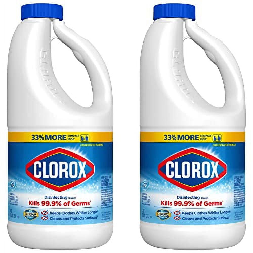 Clorox Splash-Less Bleach, Concentrated Formula, Clean Linen, 40 Ounce ...