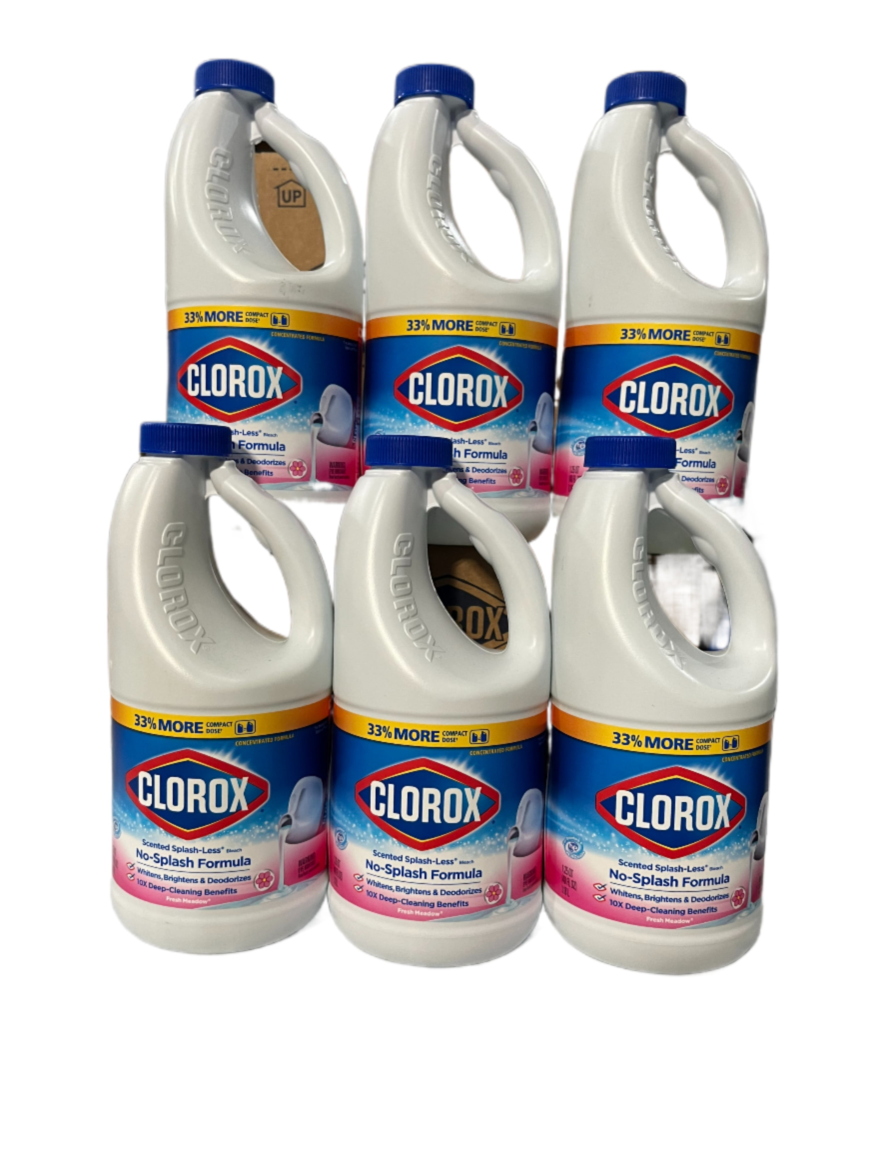 Clorox Splashless Fresh Meadow Scented Bleach Concentrate Splash-less ...