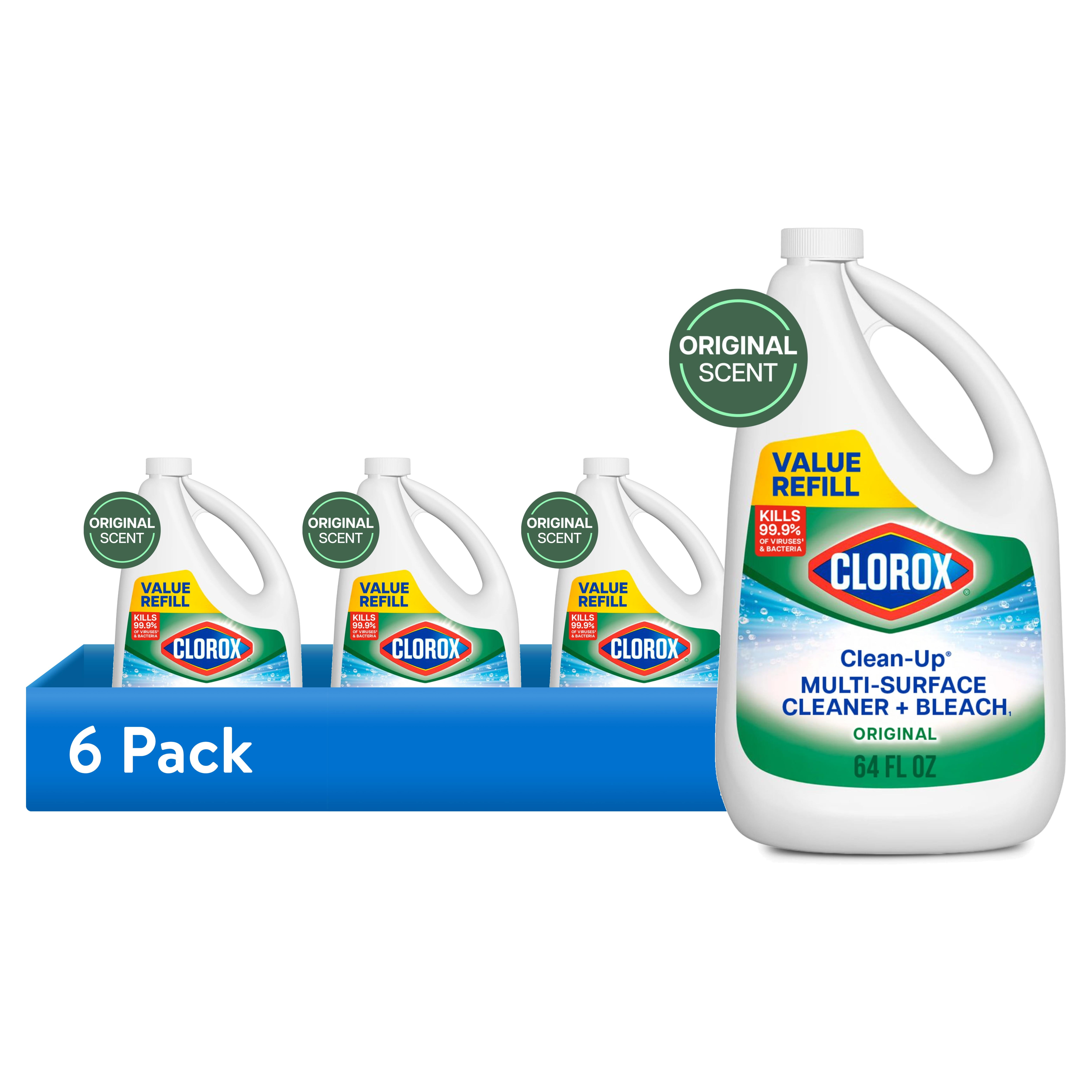 (1 pack) Clorox Clean-Up All Purpose Cleaner Refill w/Bleach, Original ...