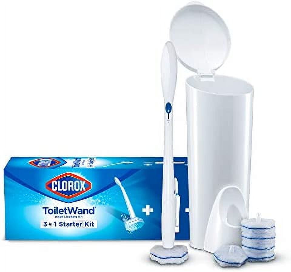 Clorox ToiletWand Disposable Toilet Cleaning Kit, Toilet Brush, Toilet ...