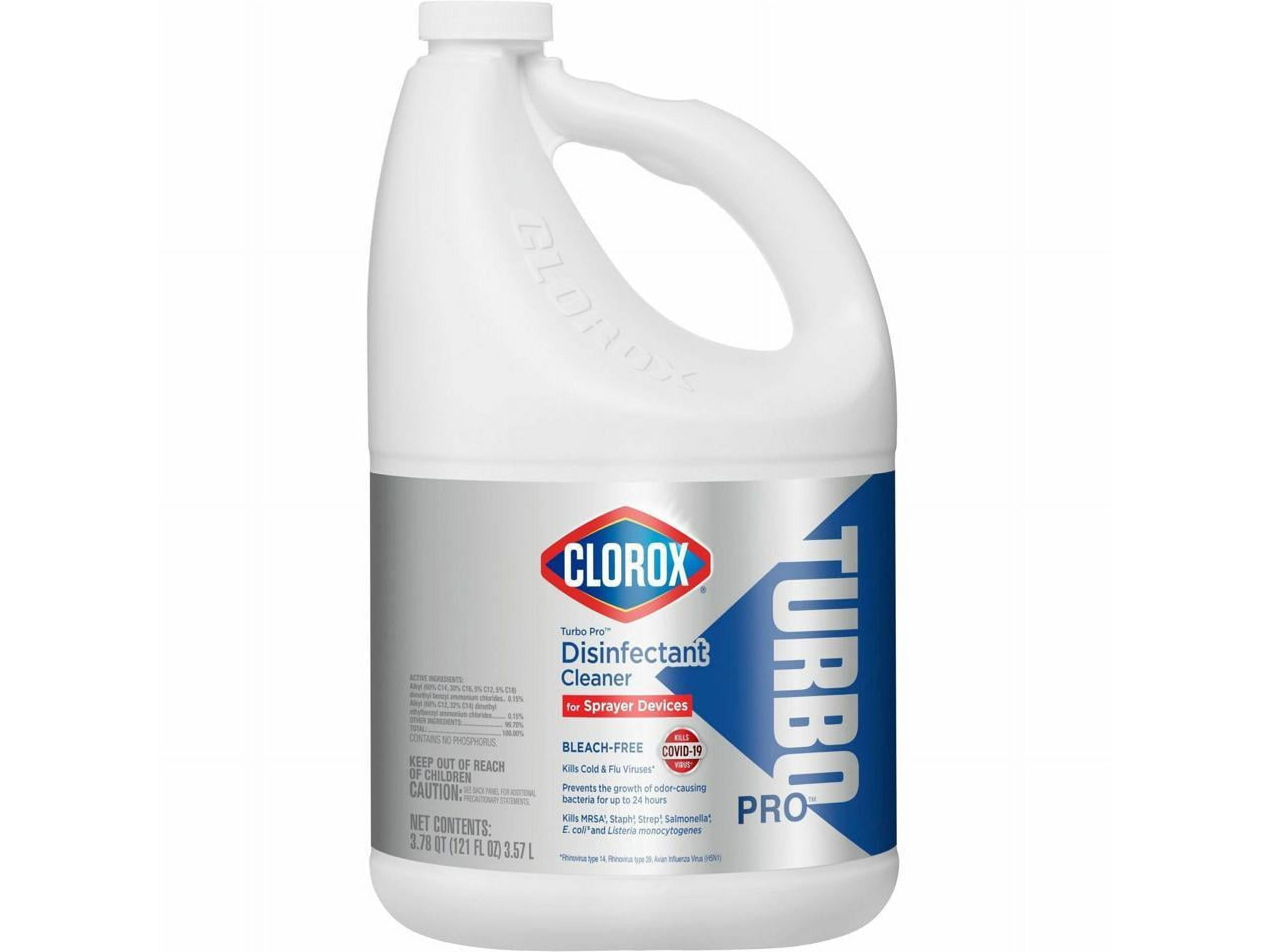 Clorox Turbo Pro Spray Disinfecting Cleaner - Germicidal, Fresh Scent ...