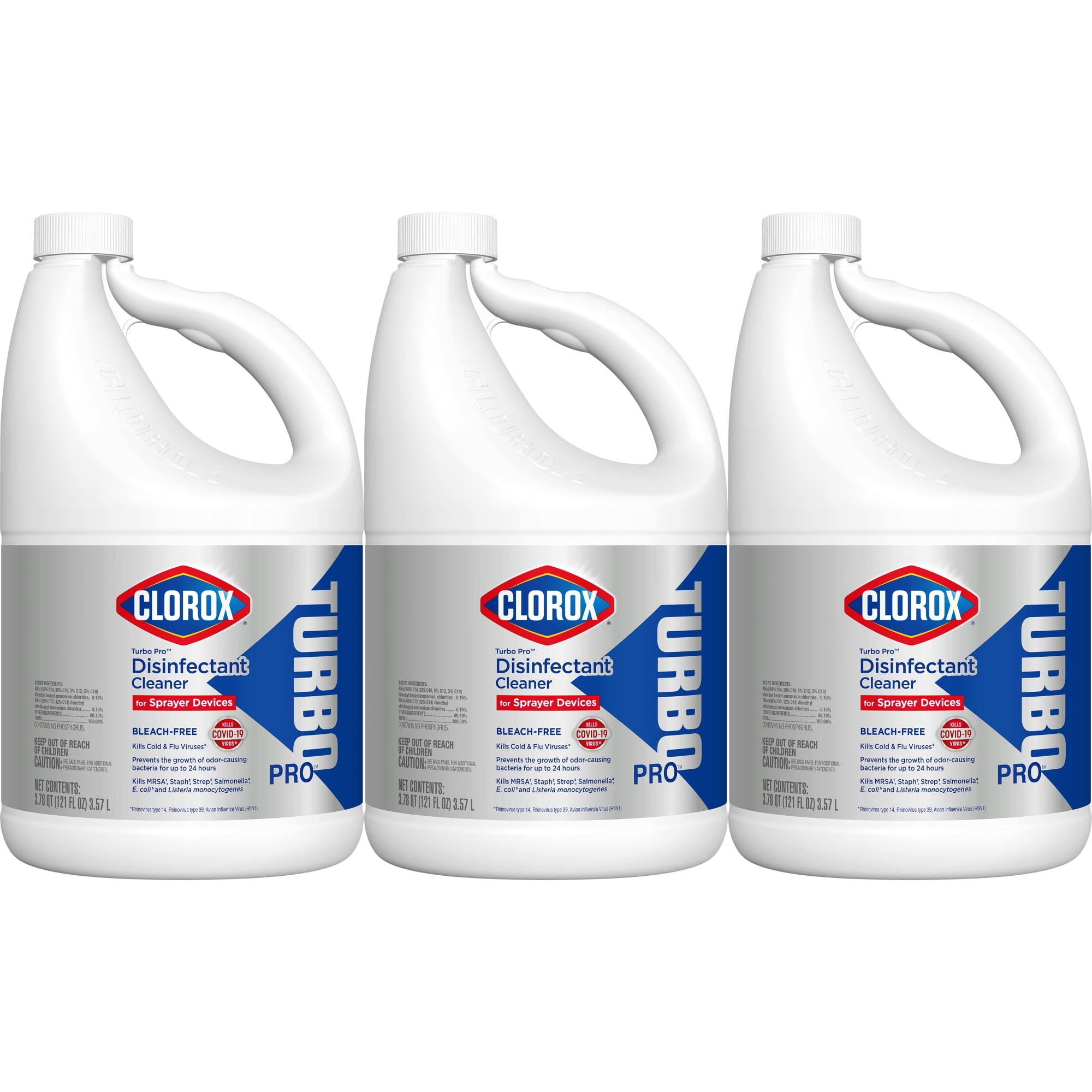 Clorox Turbo Pro Spray Disinfecting Cleaner - Germicidal, Fresh Scent ...