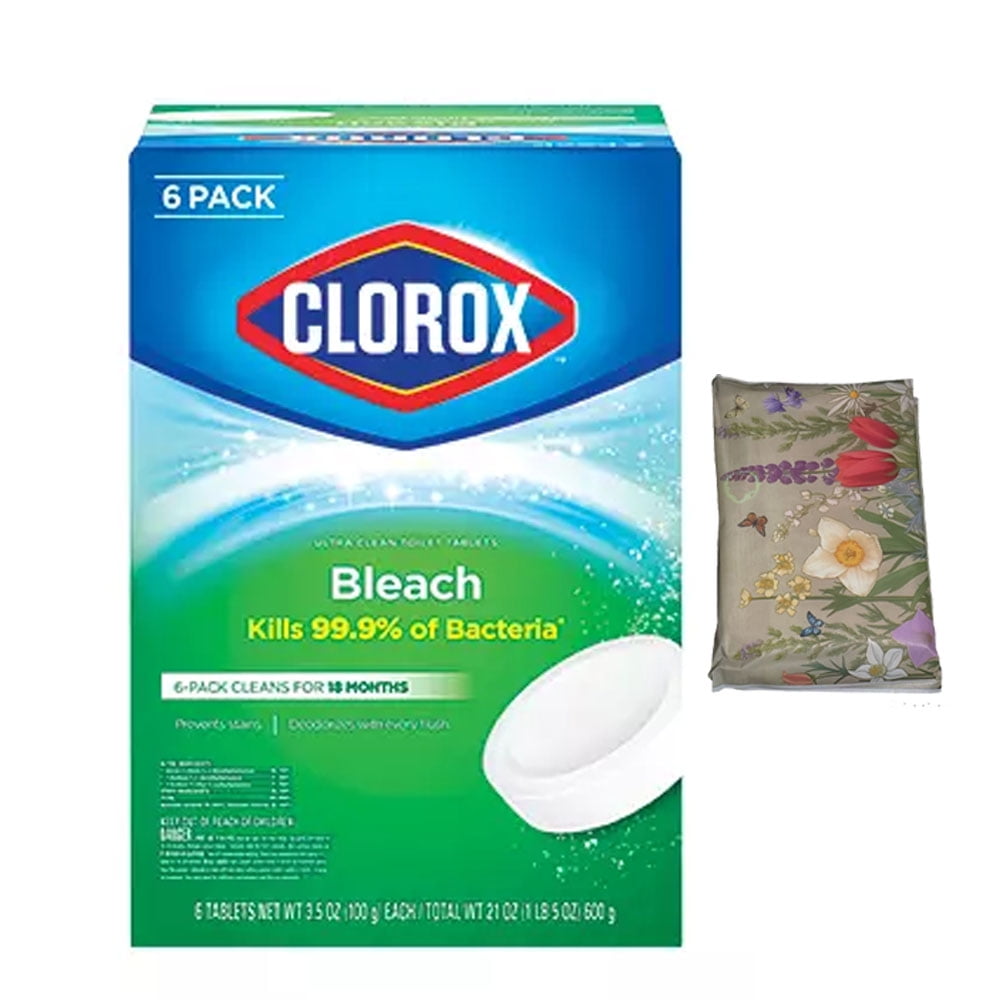 Clorox Ultra Clean Toilet Bowl Cleaner Tablets with Bleach (3.5 oz ...