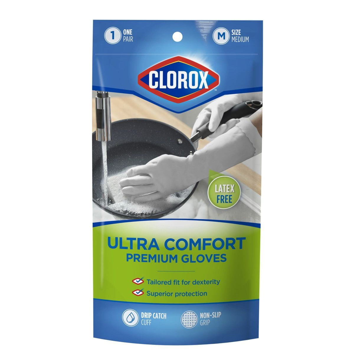 Clorox Ultra Comfort Gloves - Medium - Walmart.com