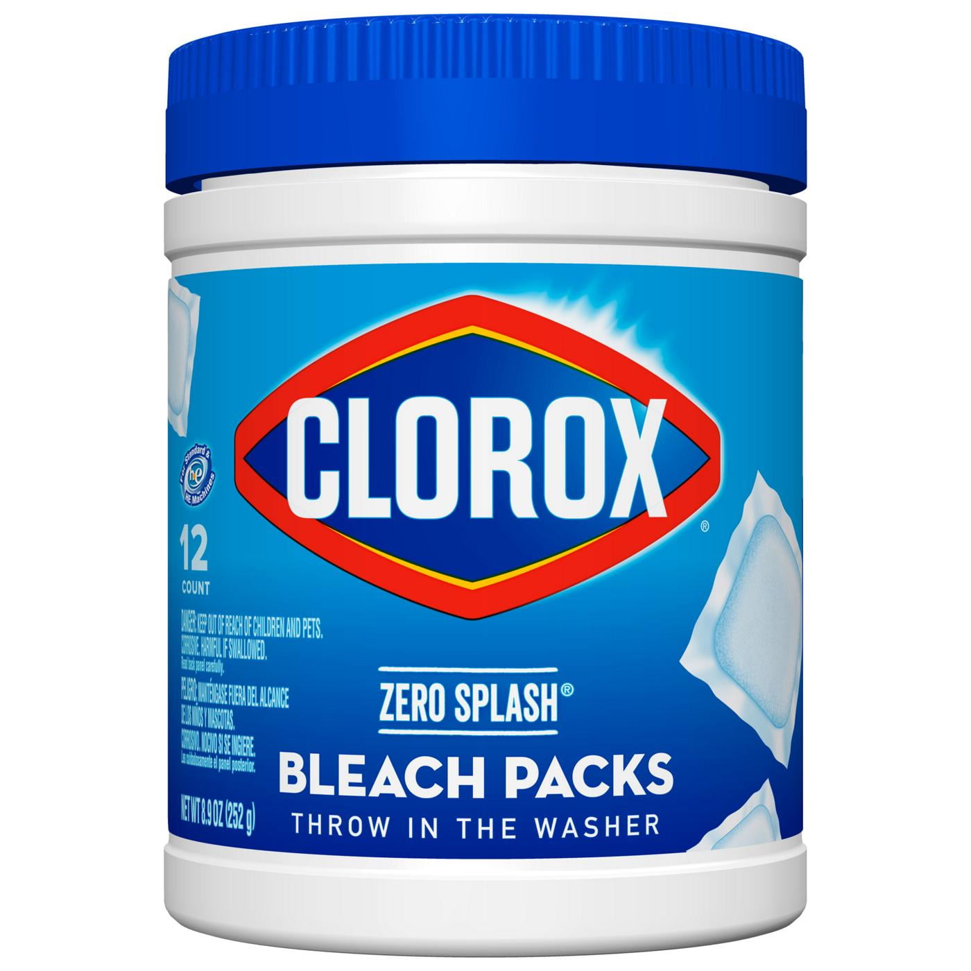 Clorox Zero Splash Bleach Packs - 12 ct (Pack of 2) - Walmart.com
