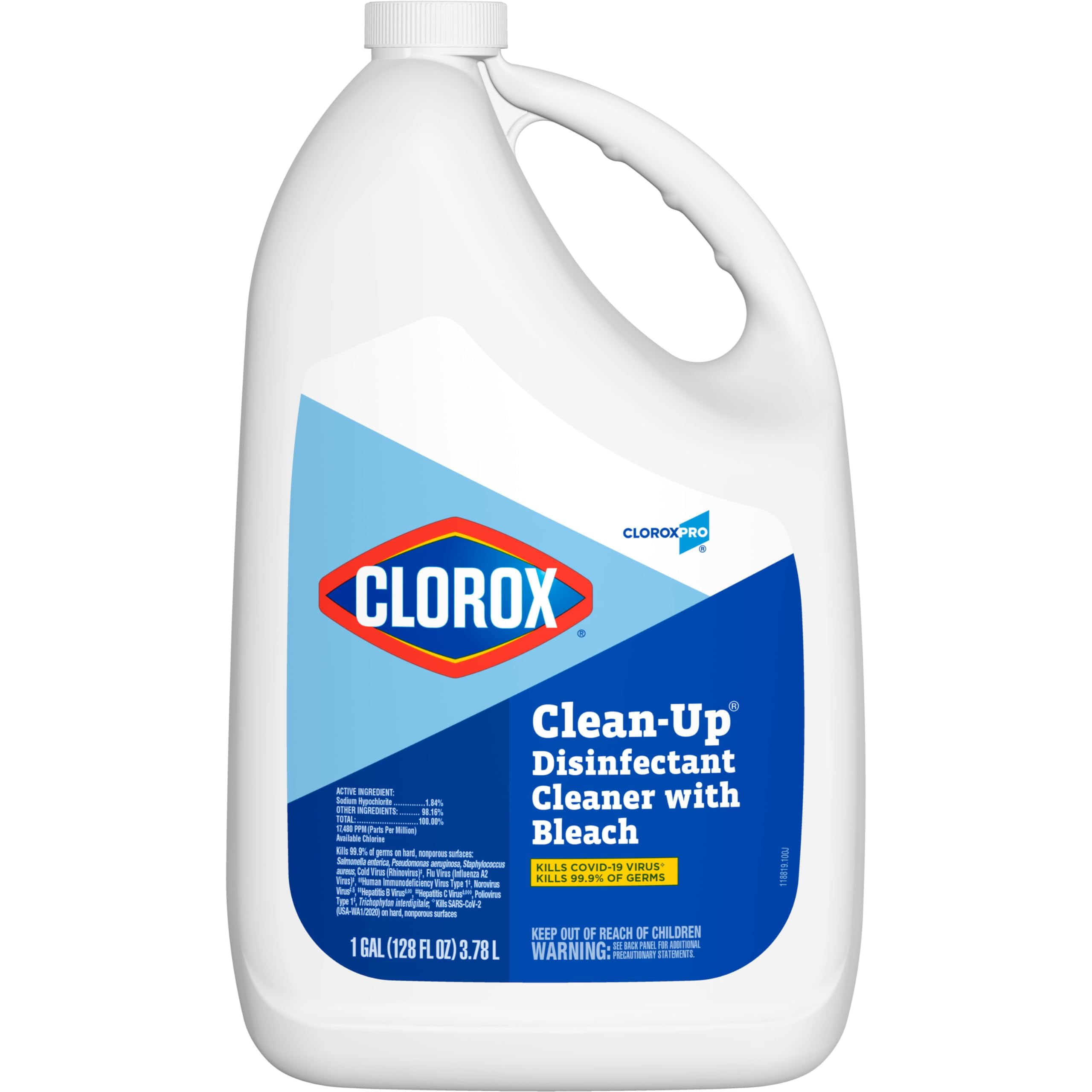 CloroxPro Clorox Clean-Up Disinfectant Cleaner with Bleach Refill, 128 ...