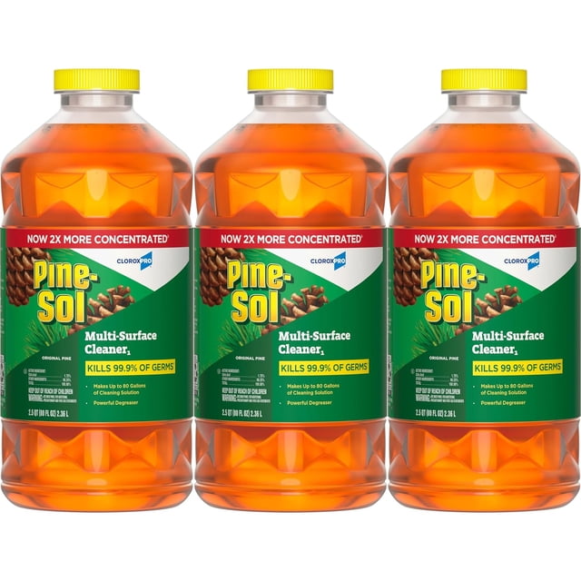 CloroxPro Pine-Sol Multi-Surface Cleaner, 2X Concentrated Formula ...