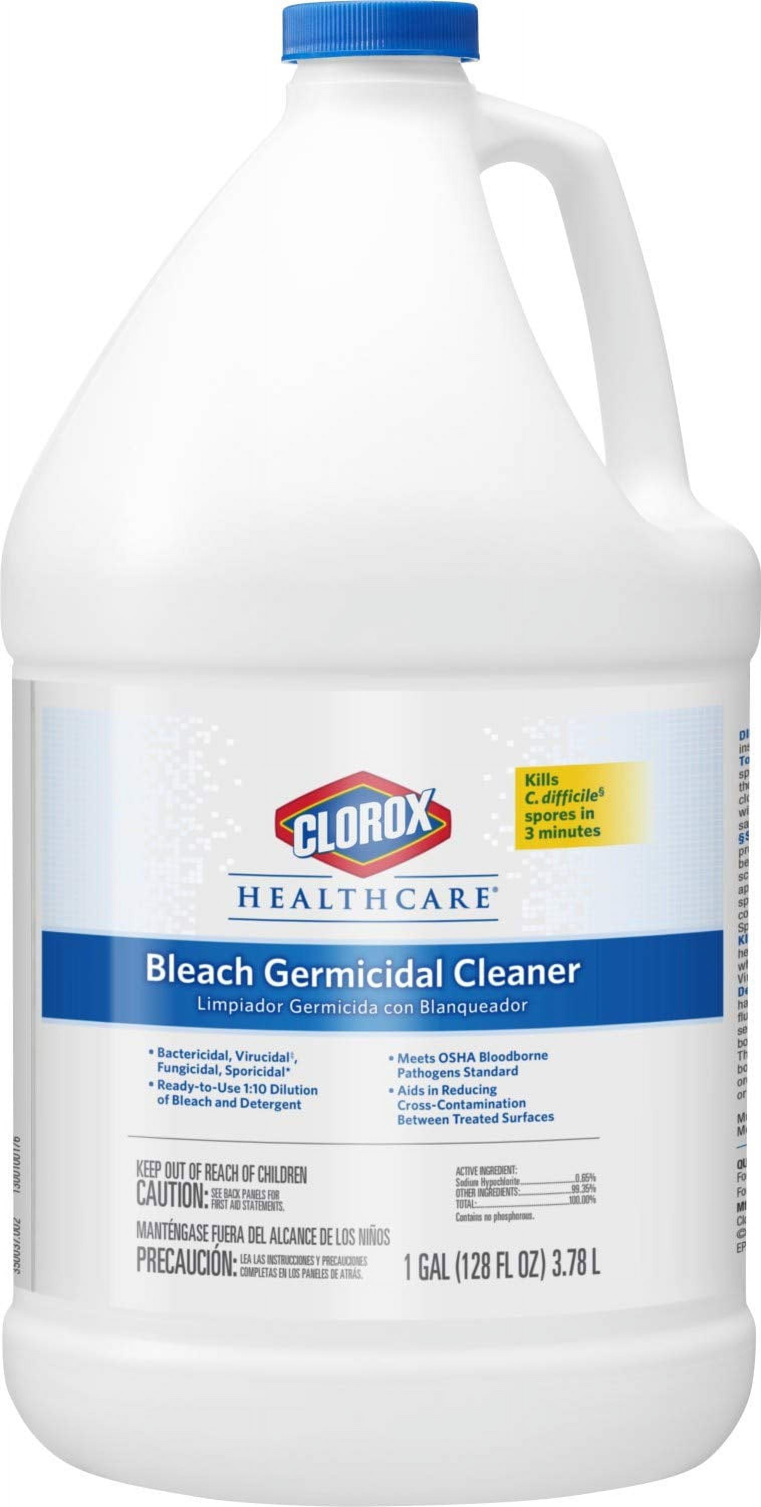 Cloroxpro Healthcare Bleach Germicidal Cleaner Refill, Healthcare ...