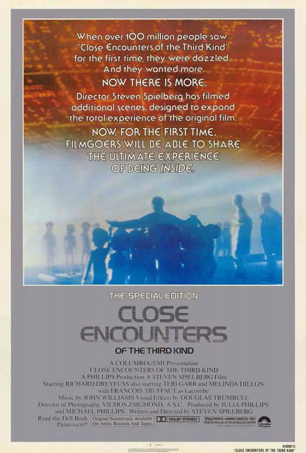 Close Encounters of the Third Kind - movie POSTER (Style A) (27" x 40") (1977) - Walmart.com