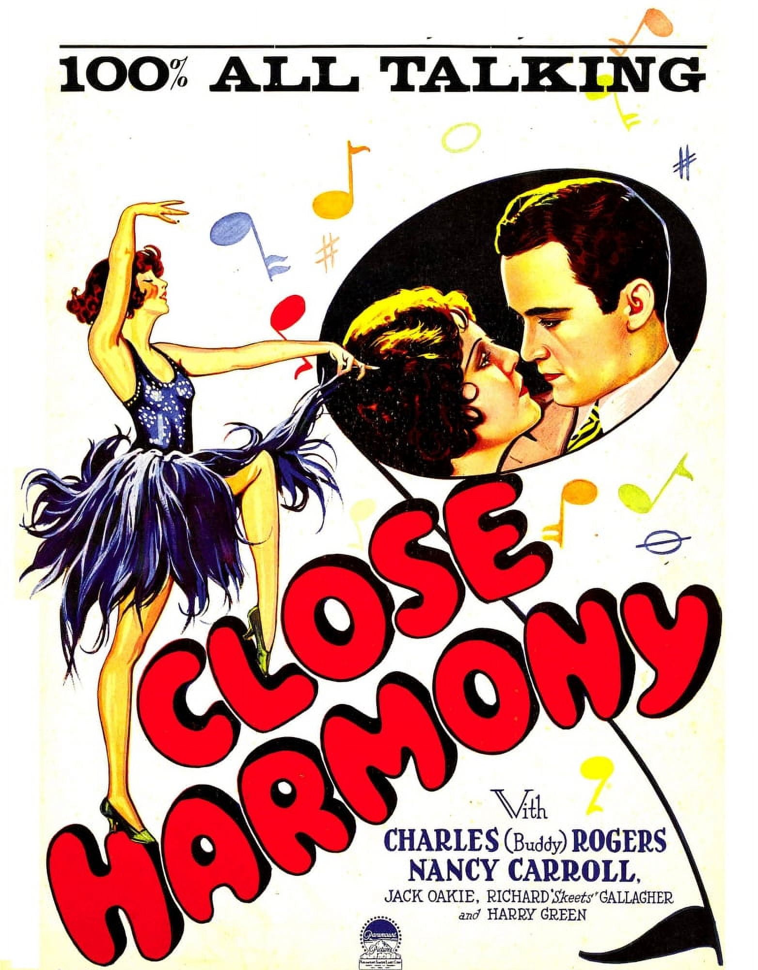 Close Harmony Inset From Left: Nancy Carroll Charles 'Buddy' Rogers On ...