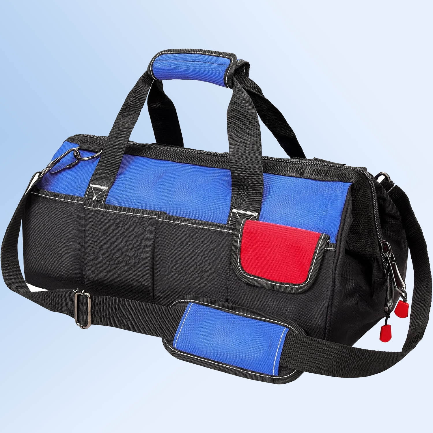 Close Top Wide Mouth Storage Tool Bag with Adjustable Shoulder Strap ...
