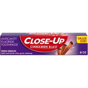 Closeup, Red Gel Toothpaste, 4 Oz, 3pk Ultra Cinnamon Flavor Blast ...