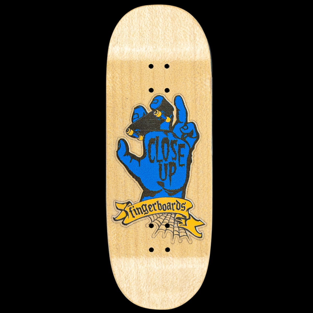 Close Up Fingerboards Close Up Fingerboard Deck - Riding Hand Natural ...