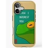 Close Up Frog Meme Funny Text Phone Case for iPhone 11 12 13 14 15 16 ...