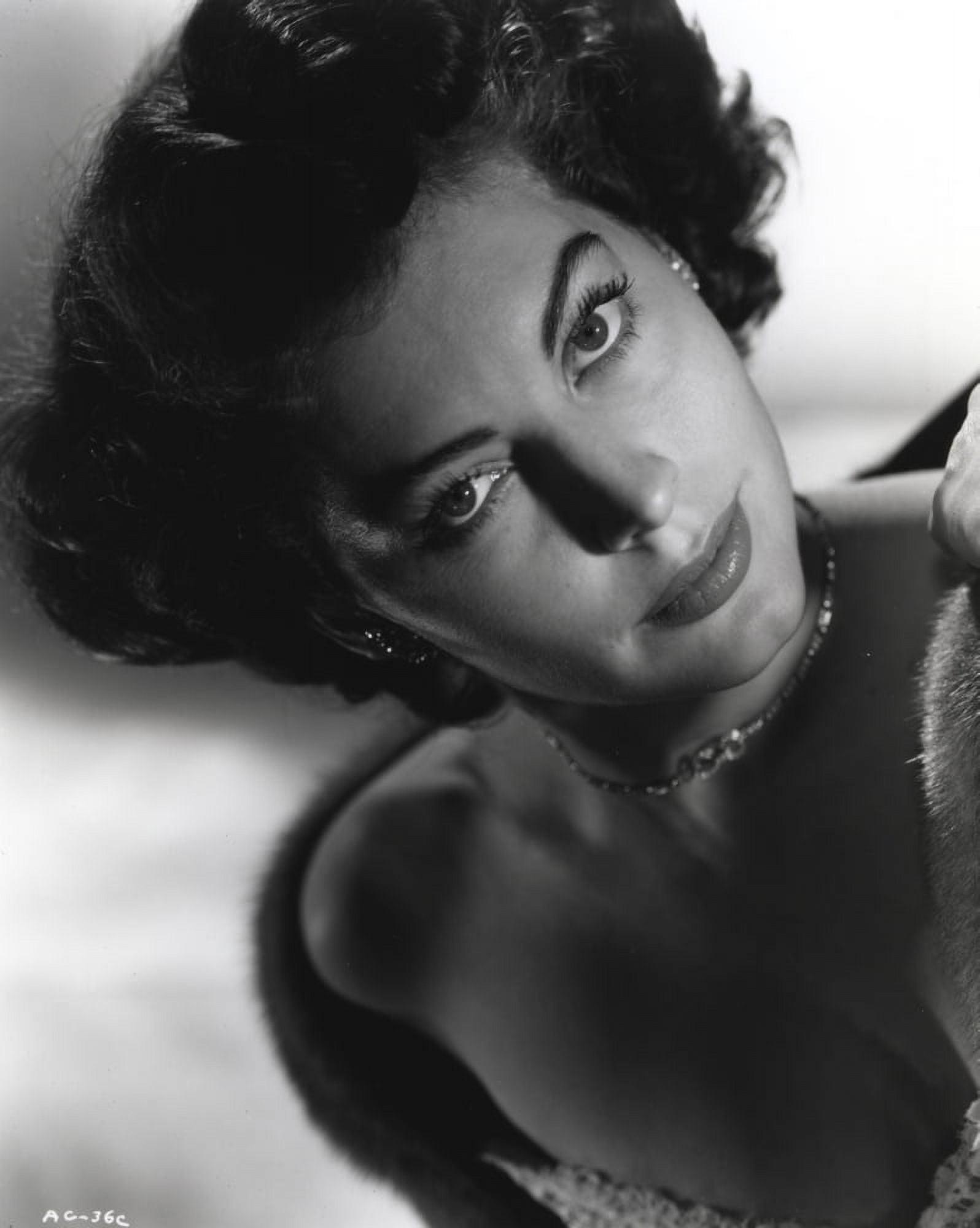 Close Up Portrait of Ava Gardner in Gown with Coat Photo Print (24 x 30 ...