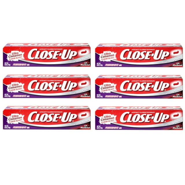 Close-Up Toothpaste, Refreshing Red STF9 Gel, Anticavity Fluoride ...
