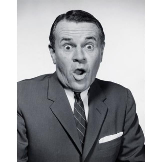 Close-Up of a Businessman Looking Shocked Poster Print - 18 x 24 in ...
