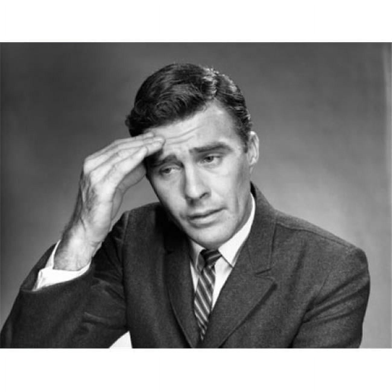 Close-Up of a Mid Adult Man Suffering From a Headache Poster Print - 18 ...