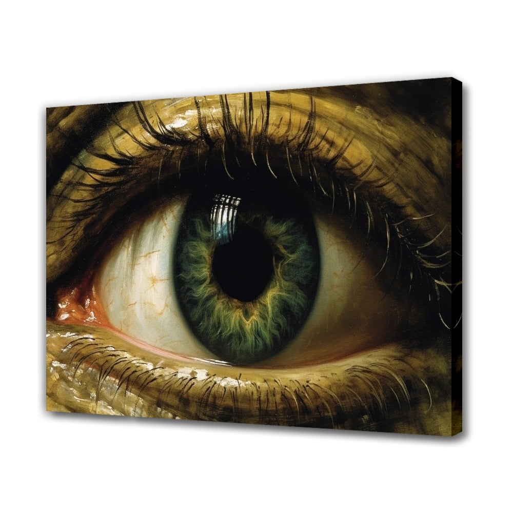 Close-up Of An Eye Canvas Poster Bedroom Decor Sports Landscape Office ...