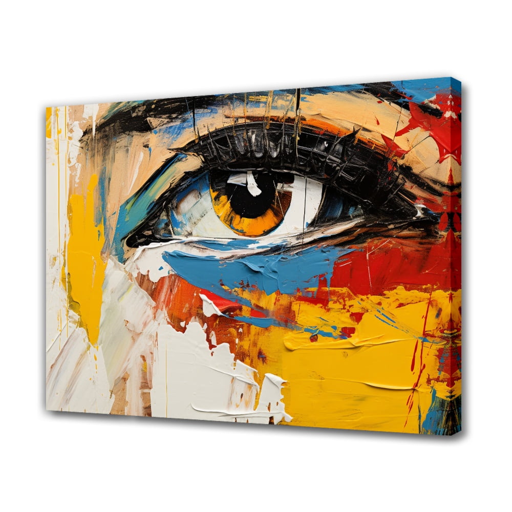 Close-up Of Eyes Framed Canvas Poster Bedroom Decor Sports Landscape ...