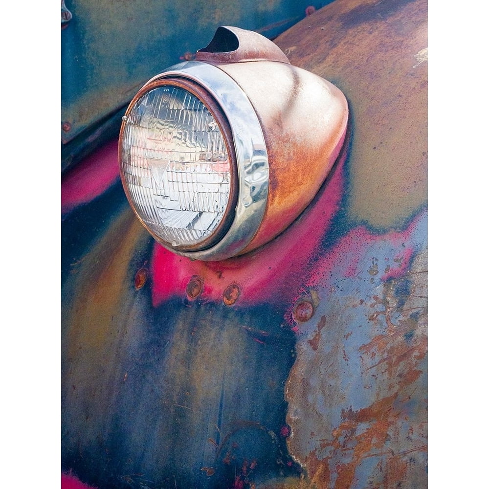 Close-up detail of an old General Motors truck in a historic ghost town. Poster Print - Julie ...