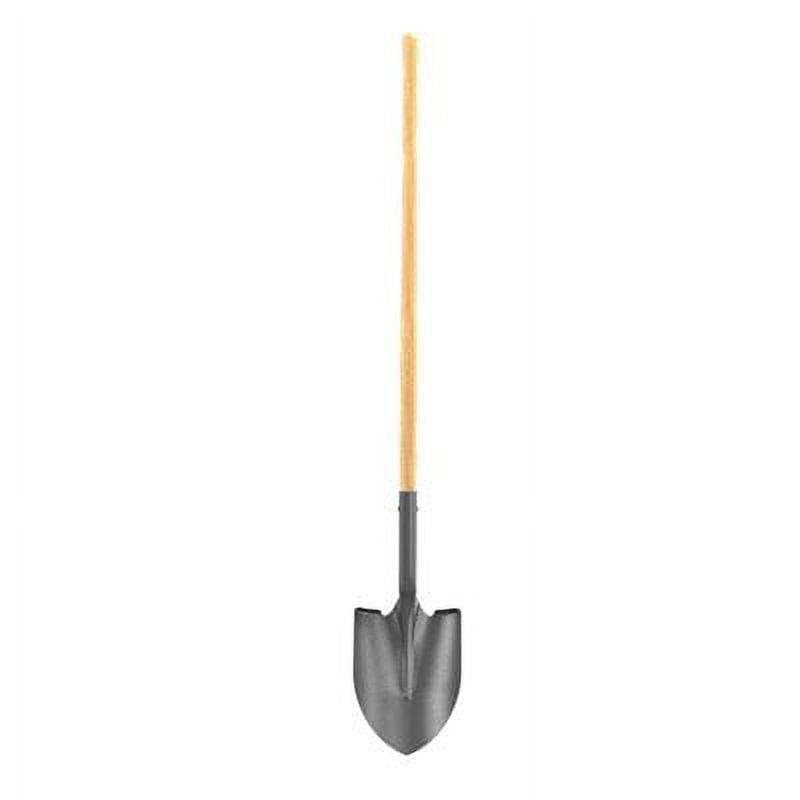 Closed Back Shovel - Round Point With 47" St Wood Handle - Walmart.com
