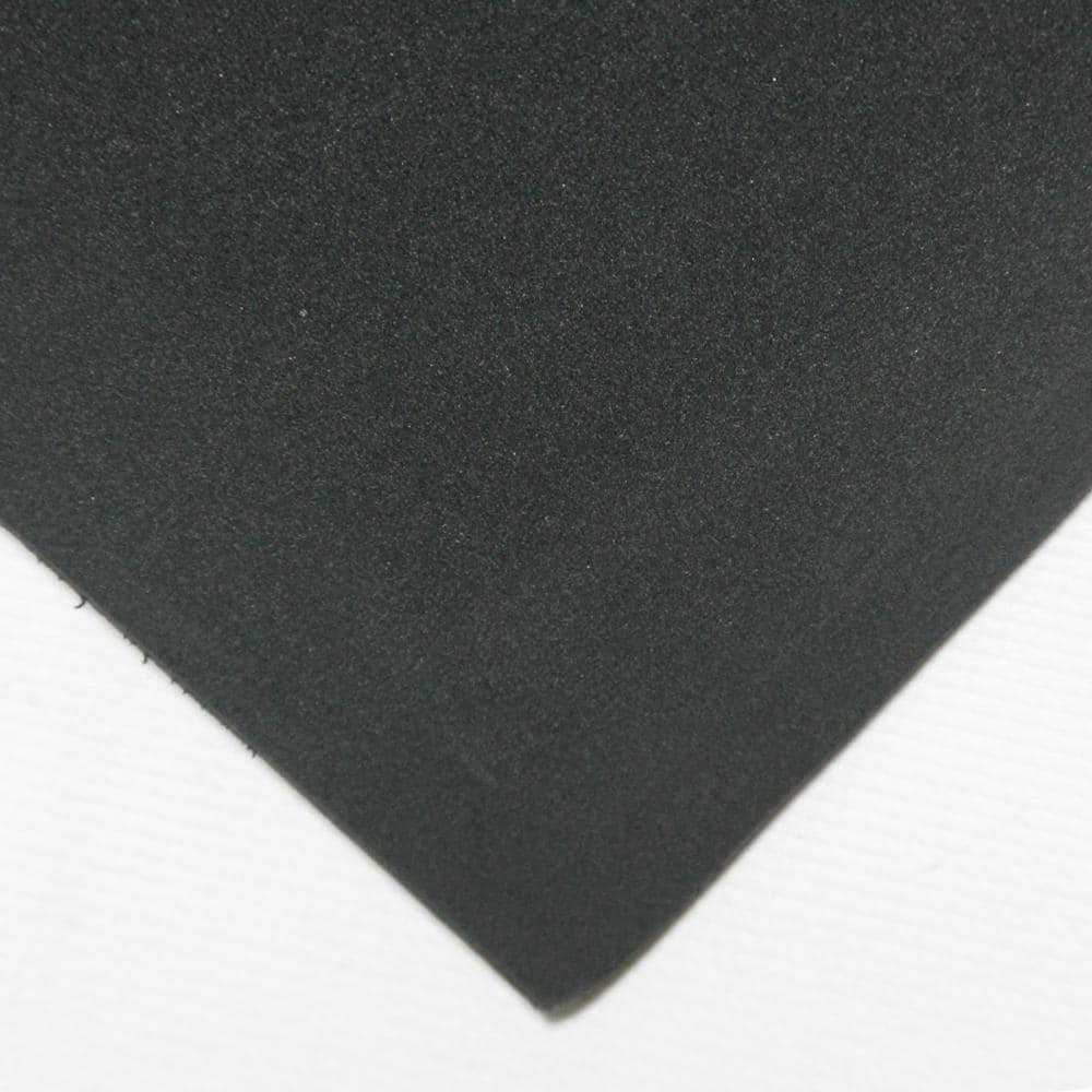 Closed Cell Sponge Rubber Neoprene 1/2 in. x 39 in. x 78 in. Black Foam ...