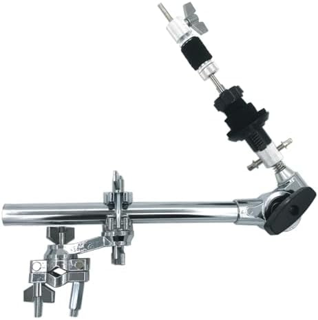 Closed Hi Hat Attachment with Rotating Multi-Clamp, Adjustable Cymbal ...