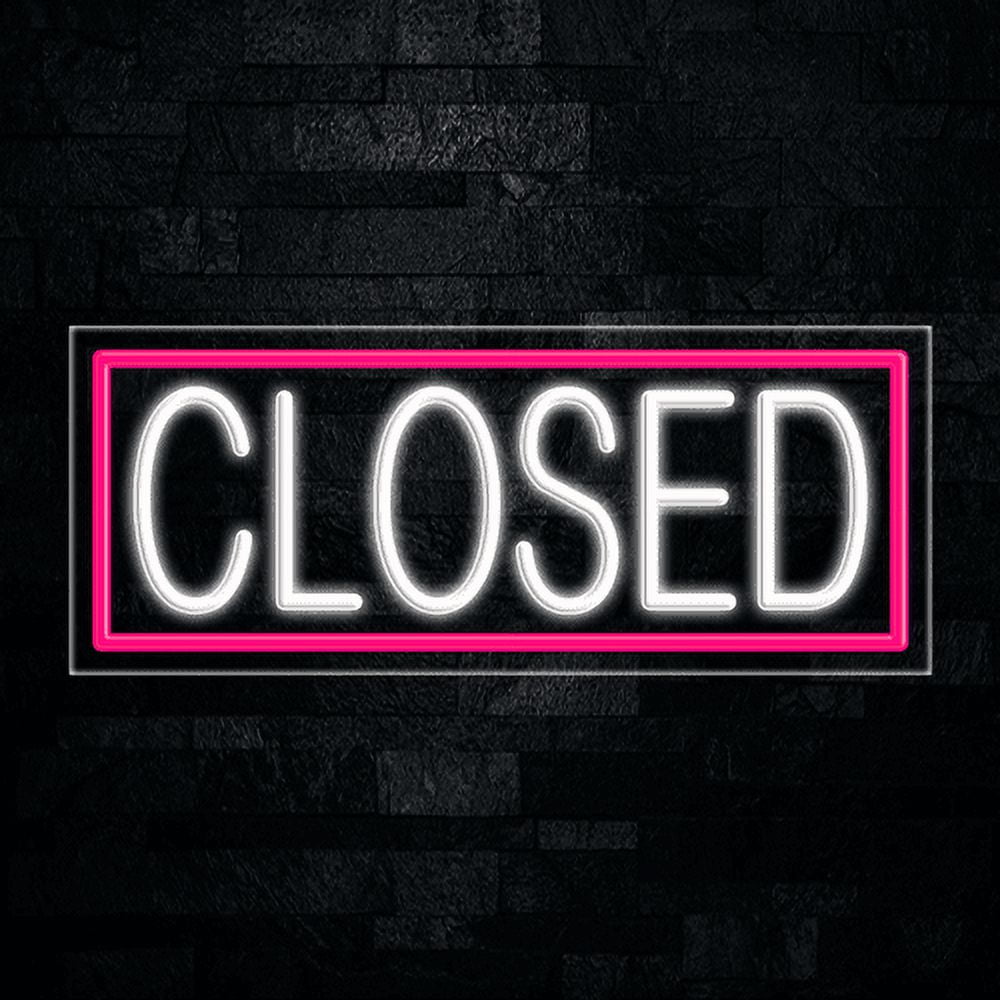 Closed-LED Neon Sign 30"L x 12"H #30152 - Walmart.com