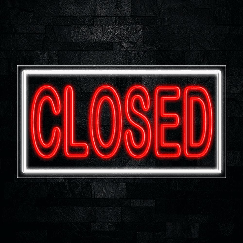 Closed LED Neon Sign 33"L x 18"H #31677 - Walmart.com