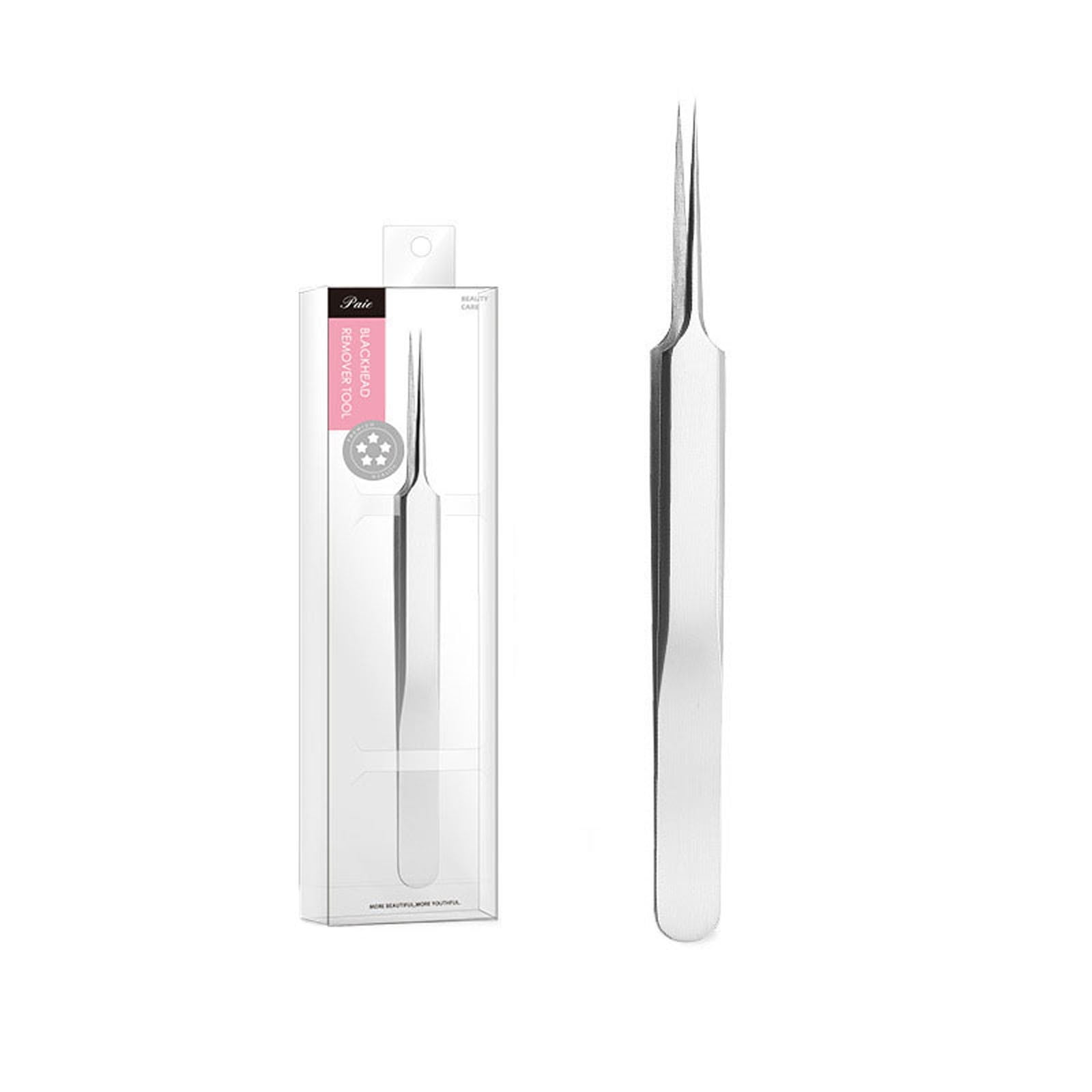 Closed Needle Set - Black Head Clamp Tweezers Squeezing Tool,Stainless ...