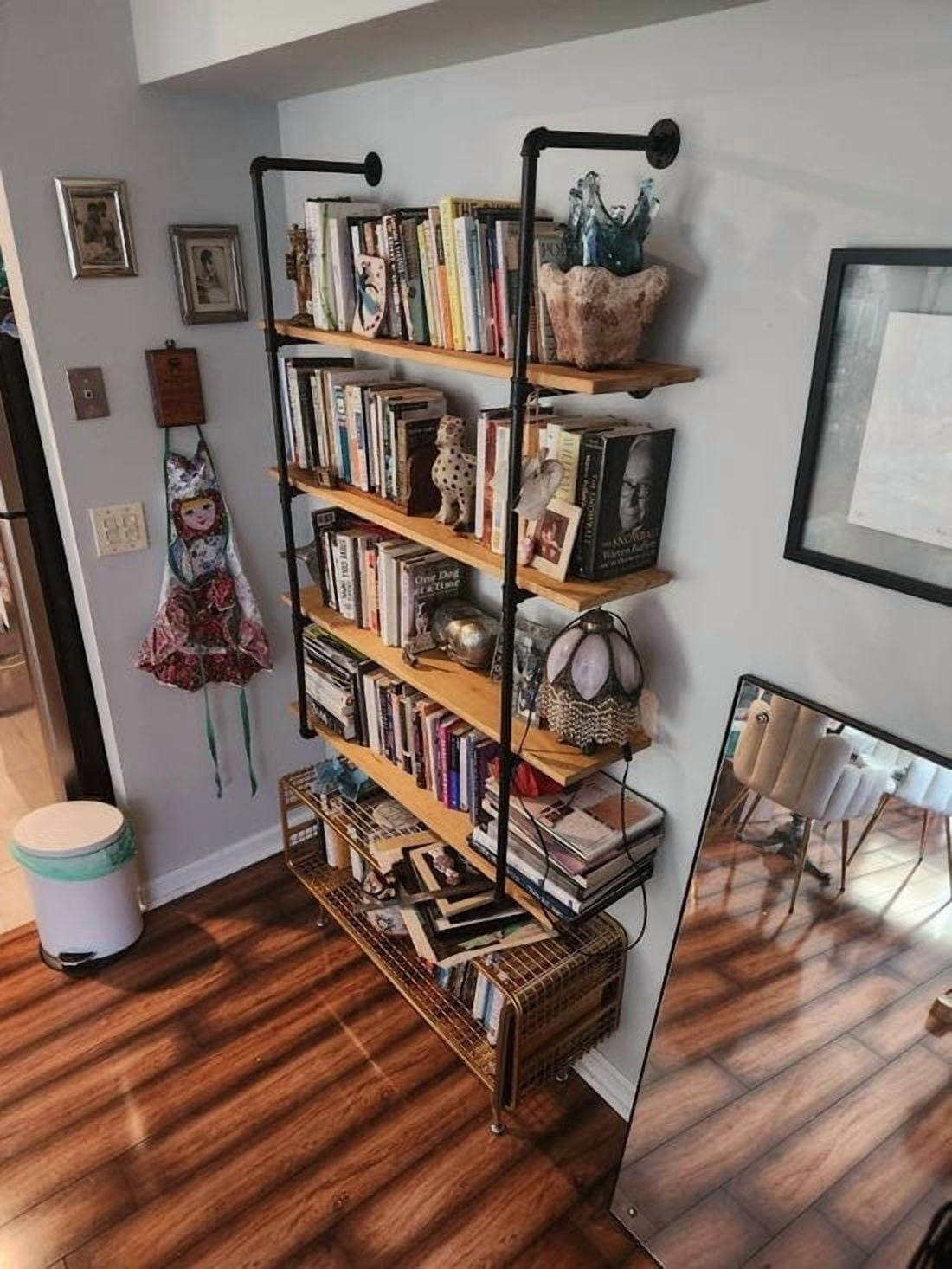 Closed Pipe Shelving Unit Purple Paint - Walmart.com