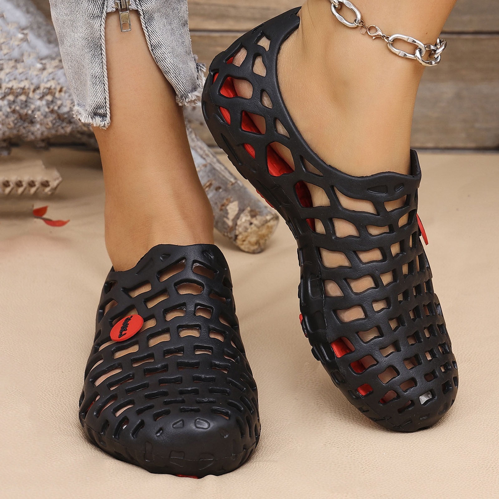 Closed Toe Sandals Women Closed Toe Design Beach Vacation Wear Trendy ...