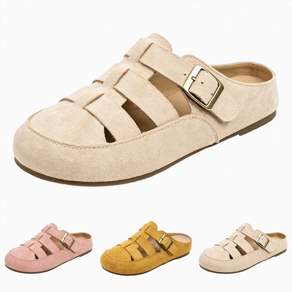 Closed Toe Sandals for Women Comfortable Dressy Fisherman Clogs Summer ...