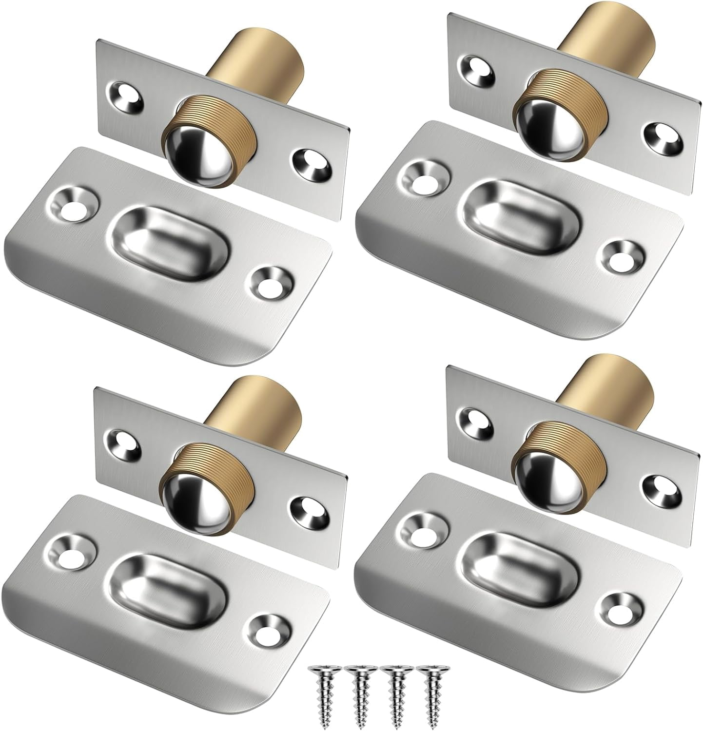 Closet Ball Door Catches for Internal Door Hardware 4 Pack Adjustable ...