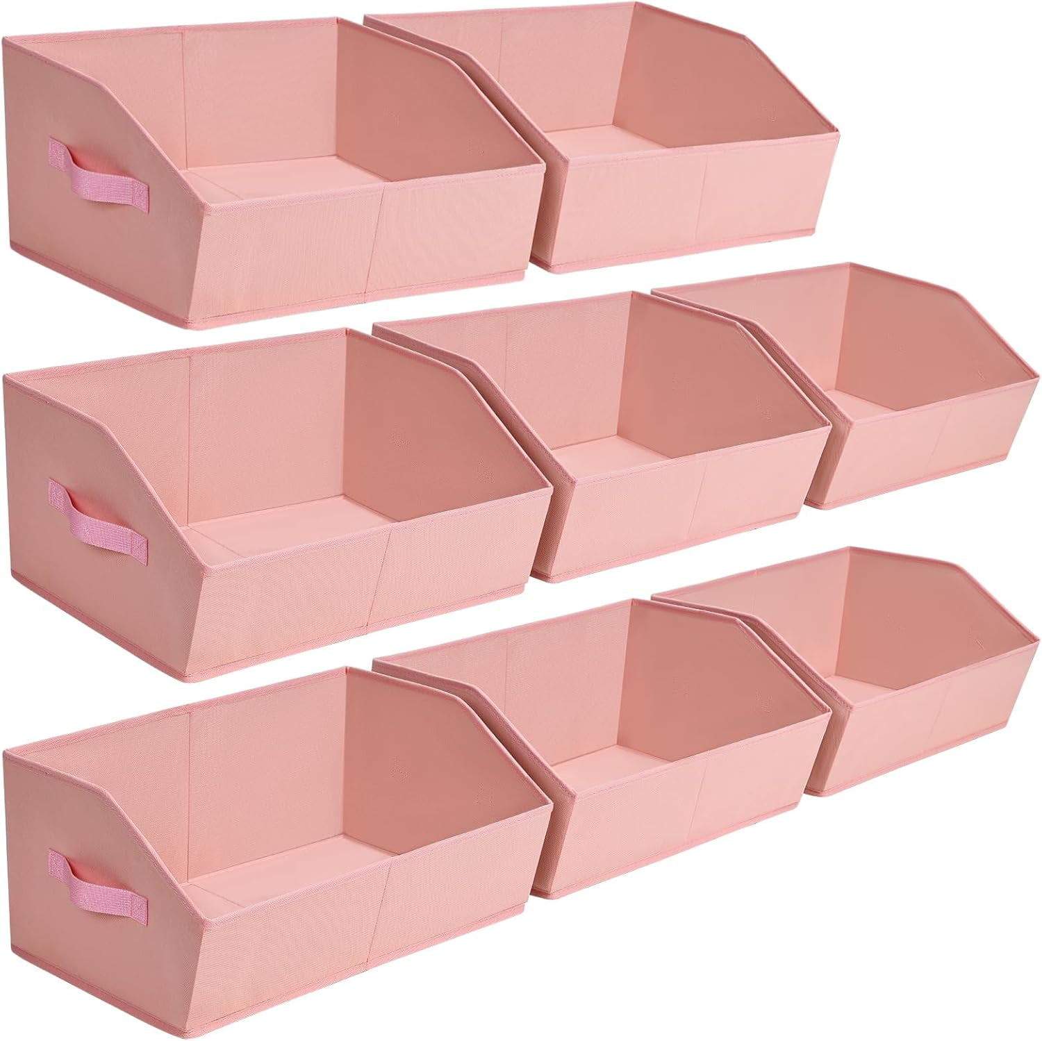 Closet Baskets for Shelves Trapezoid - Decorative Storage Baskets with ...