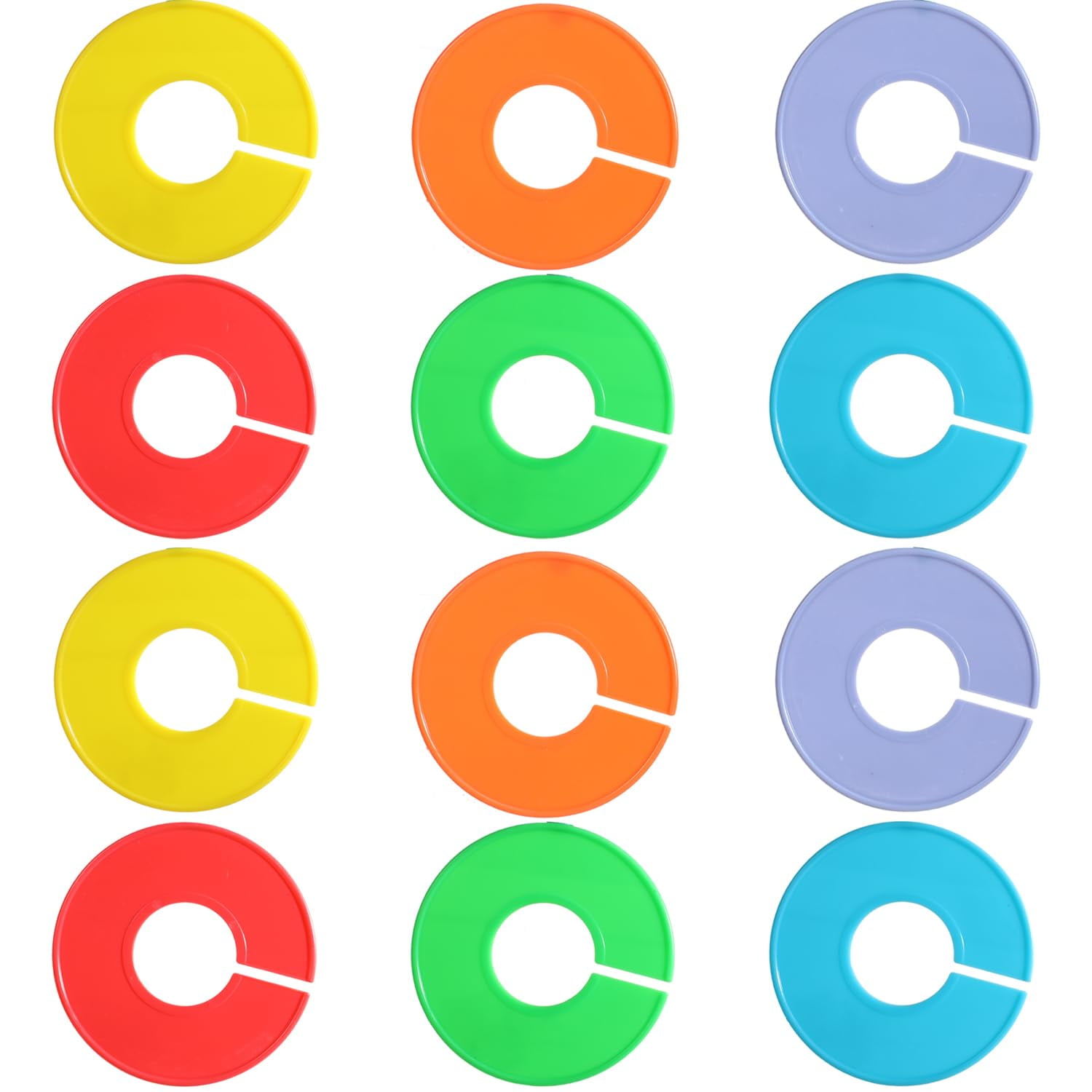 Closet Dividers for Hanging Clothes 12Pcs Clothing Rack Size Dividers ...