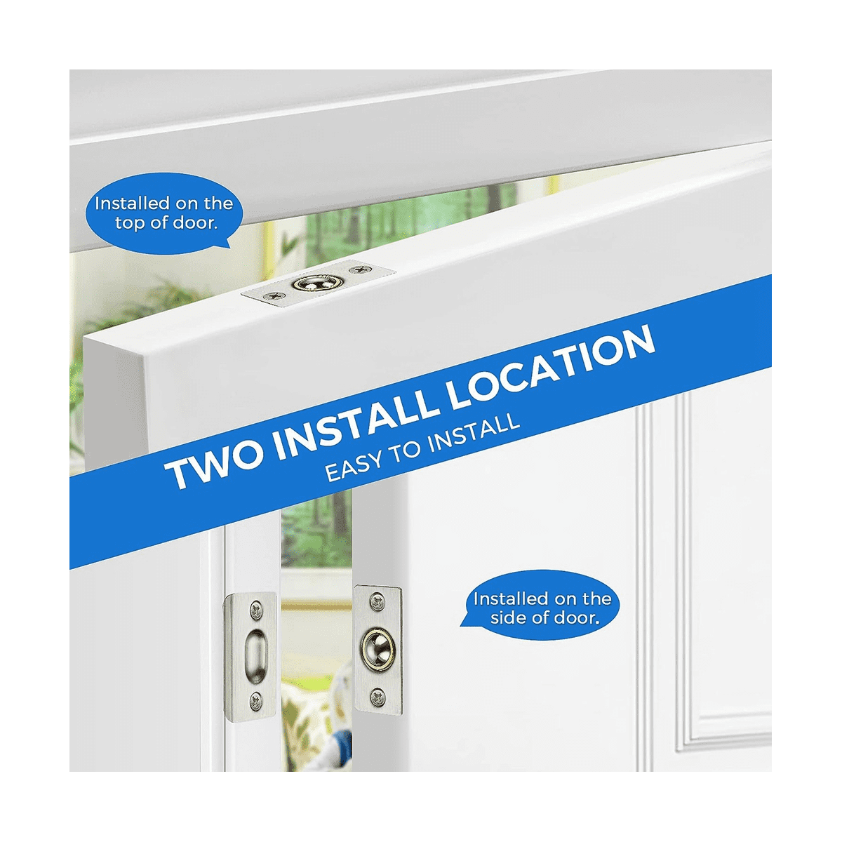 Closet Door Ball Catch, Door Ball Catches for Interior Doors, Dual ...