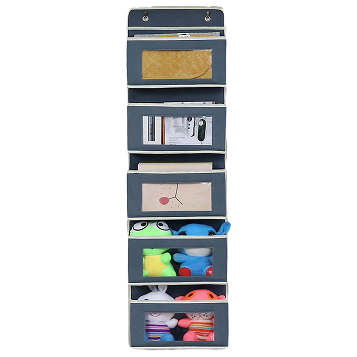 Closet & Dorm Organizing Solution Wall-Mounted Fabric Storage Shelves ...
